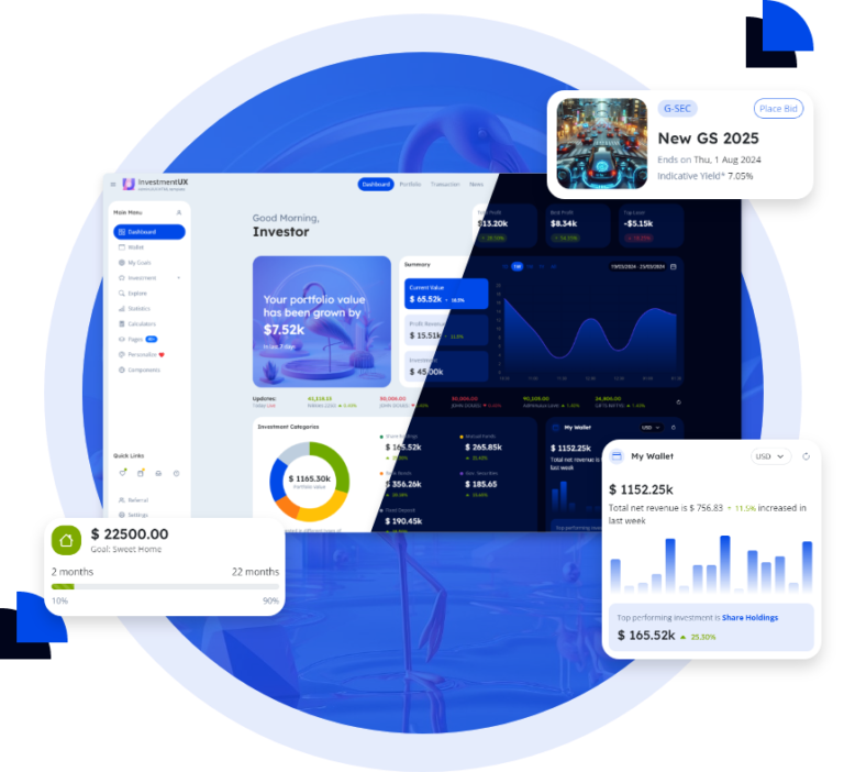 Investmentuiux Admin UI UX bootstrap 5 finance investment